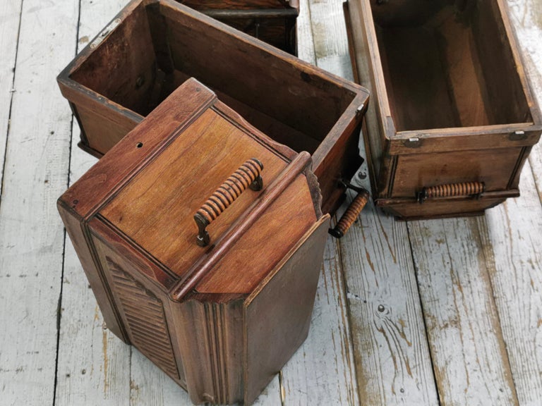 Two Antique Indoor Flower Window Box Planter from a Singer Sewing ...
