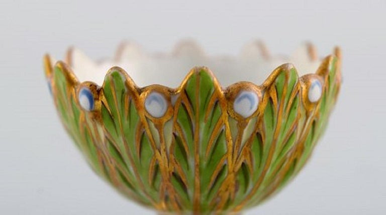 Two Antique Meissen Miniature Cups / Bowls in Hand Painted Porcelain ...