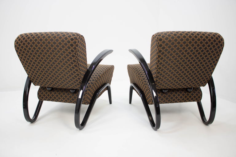 Two Armchairs H-275 by Jindrich Halabala, 1930s at 1stDibs