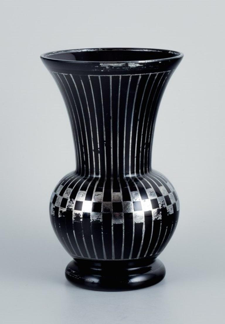 Two Art Deco glass vases, Germany. 1930-1940s. For Sale at 1stDibs