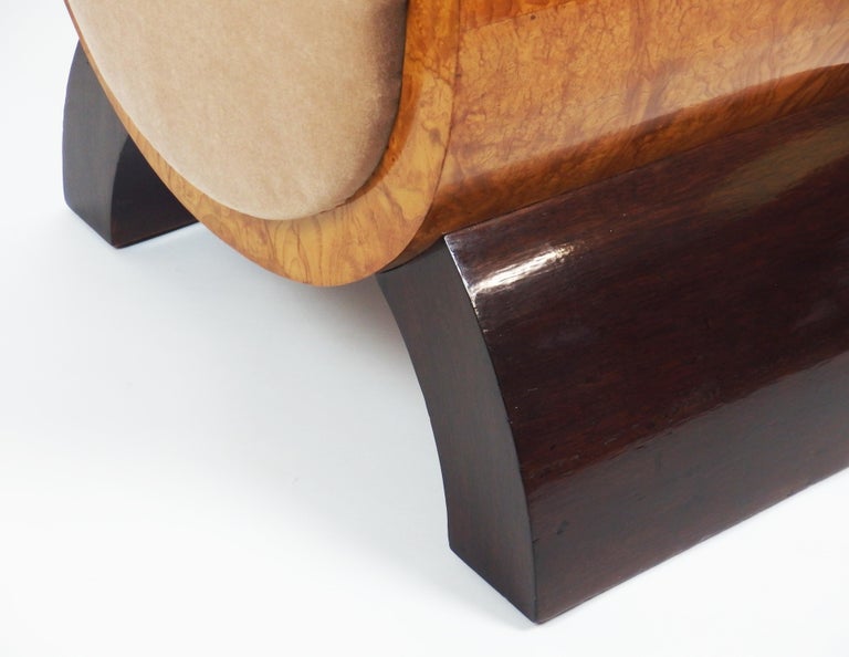 Two Art Deco Stools in the Style of Gabriel Englinger For Sale at 1stDibs