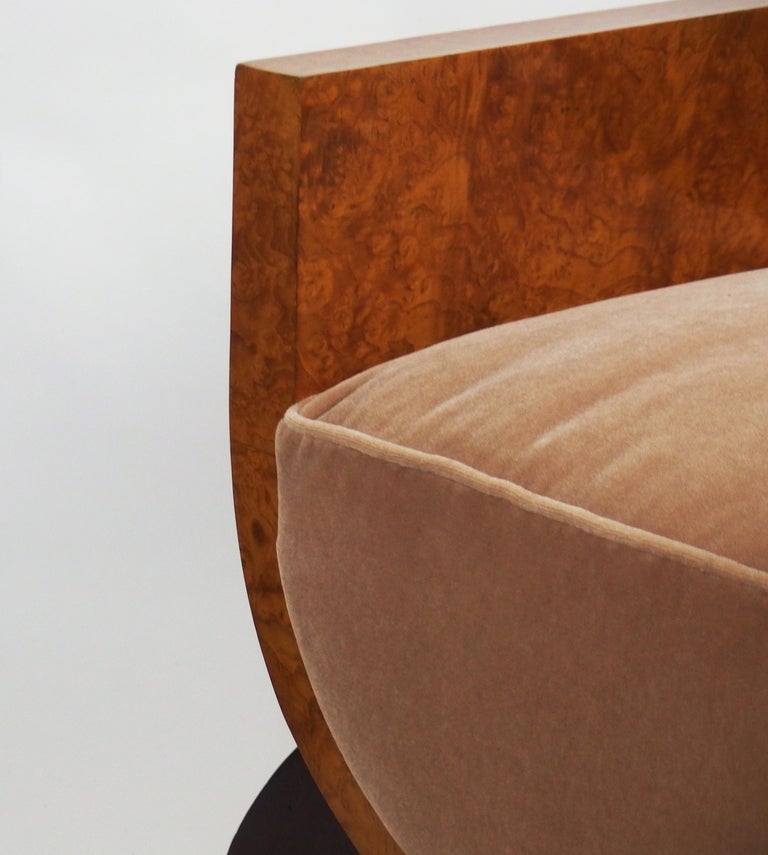 Two Art Deco Stools in the Style of Gabriel Englinger For Sale at 1stDibs