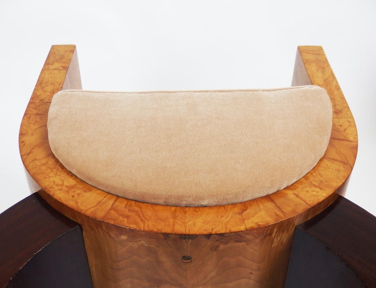 Two Art Deco Stools in the Style of Gabriel Englinger For Sale at 1stDibs