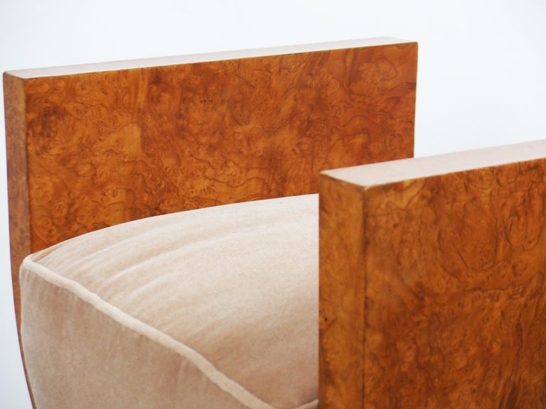 Two Art Deco Stools in the Style of Gabriel Englinger For Sale at 1stDibs