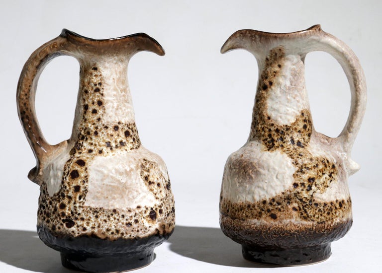 Two Brutalist Dümler and Breiden German Ceramic Pottery Vase, 1960s For ...