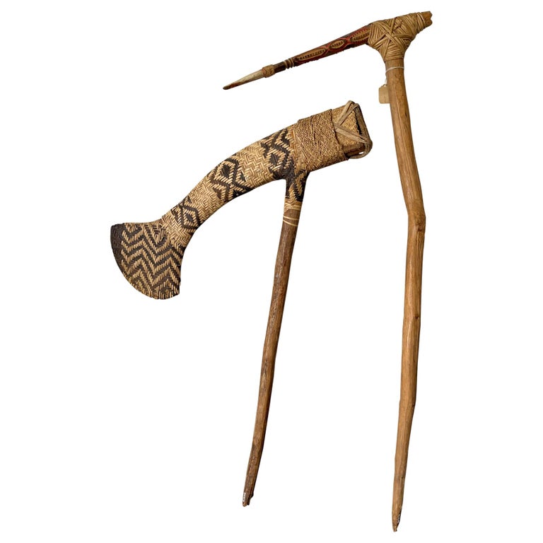 Two Ceremonial Weapon from Highlands of Papua New Guinea Provenance For ...