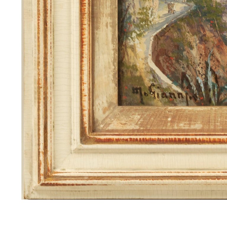 Two Charming Views of the Bay of Naples and Vesuvius by Maria Gianni ...