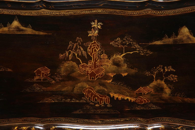 Two Chinese Lacquered Coffee Tables at 1stDibs | chinese lacquer coffee ...