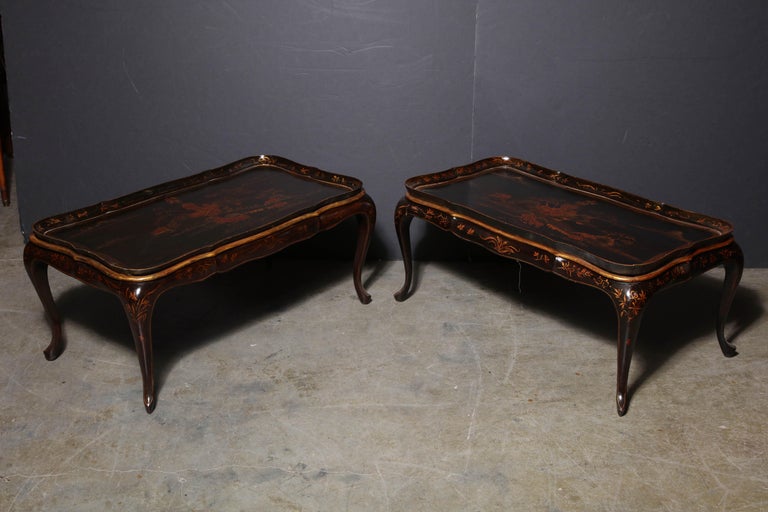 Two Chinese Lacquered Coffee Tables at 1stDibs | chinese lacquer coffee ...