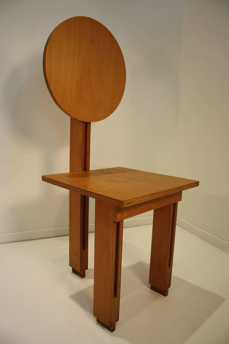 Two Cubist Chairs by Marcel-Louis Baugniet at 1stDibs