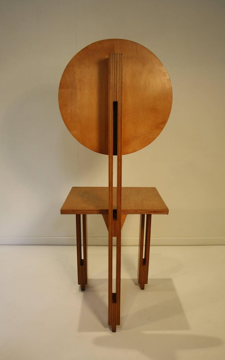 Two Cubist Chairs by Marcel-Louis Baugniet at 1stDibs