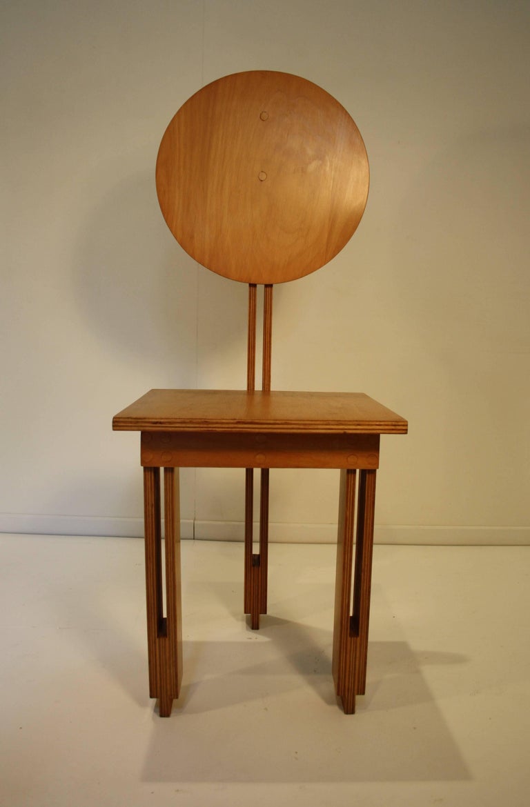 Two Cubist Chairs by Marcel-Louis Baugniet at 1stDibs