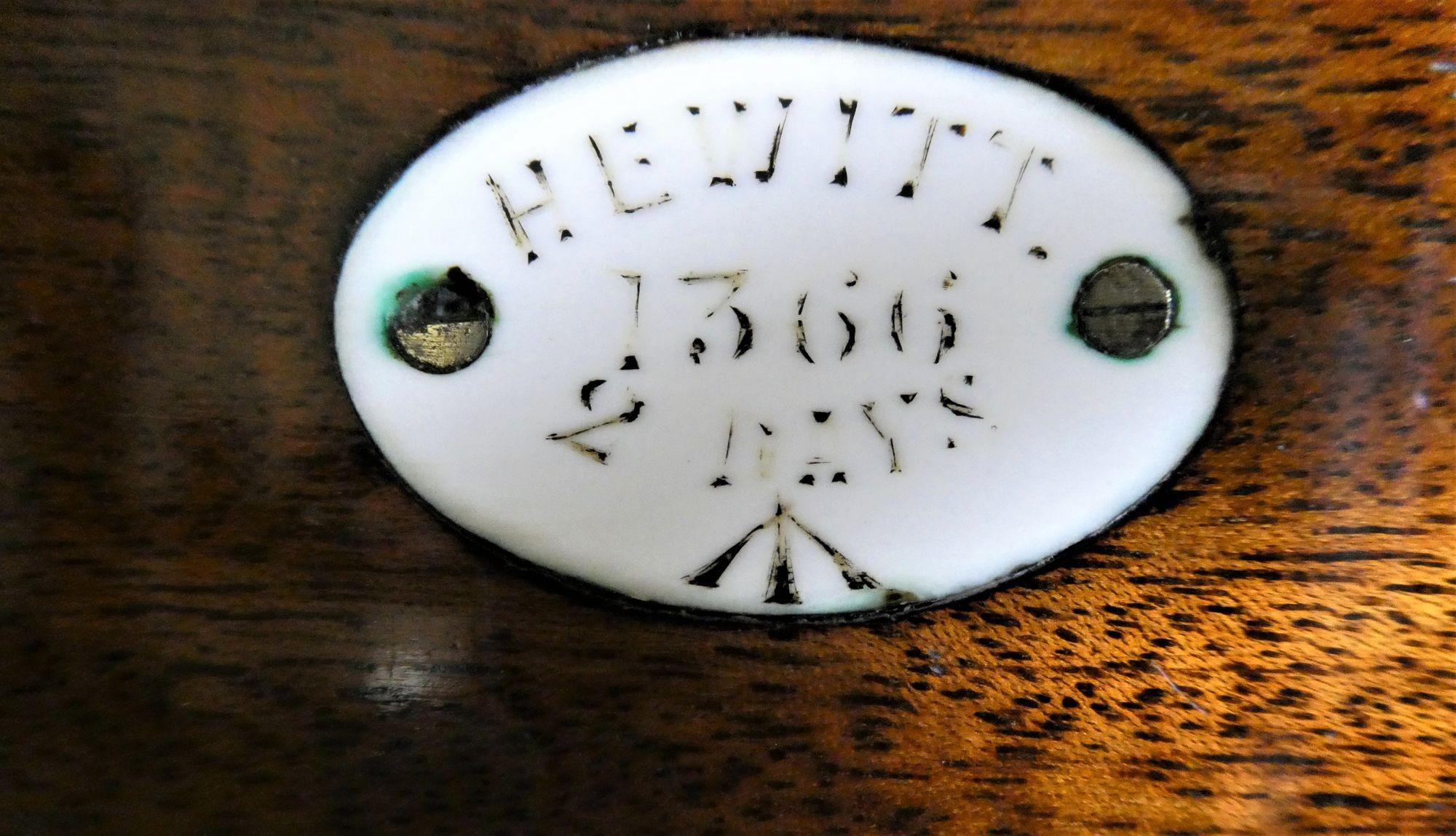 Two Day Mahogany Cased Marine Chronometer by Thomas Hewitt, London, No ...