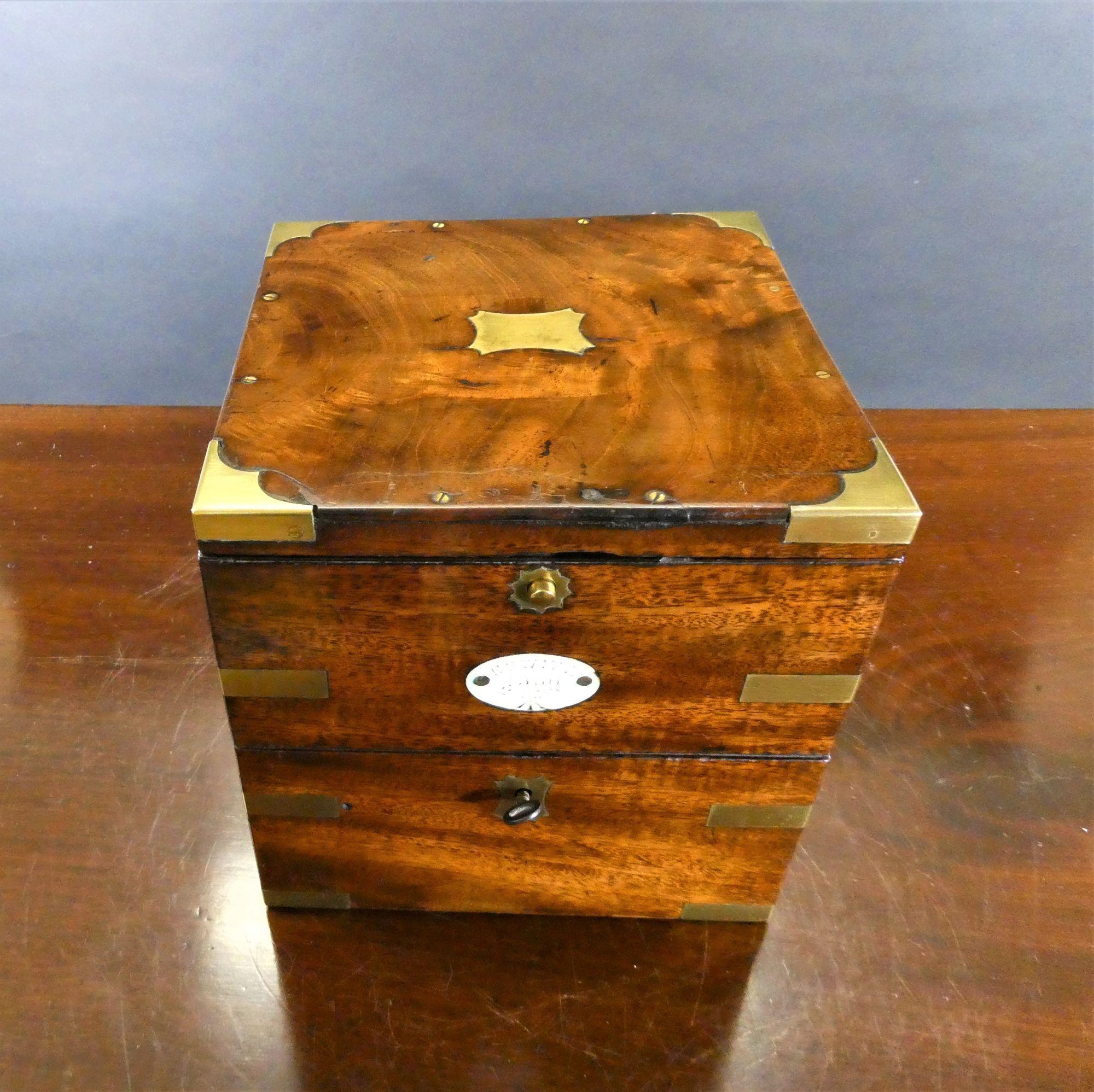 Two Day Mahogany Cased Marine Chronometer by Thomas Hewitt, London, No ...