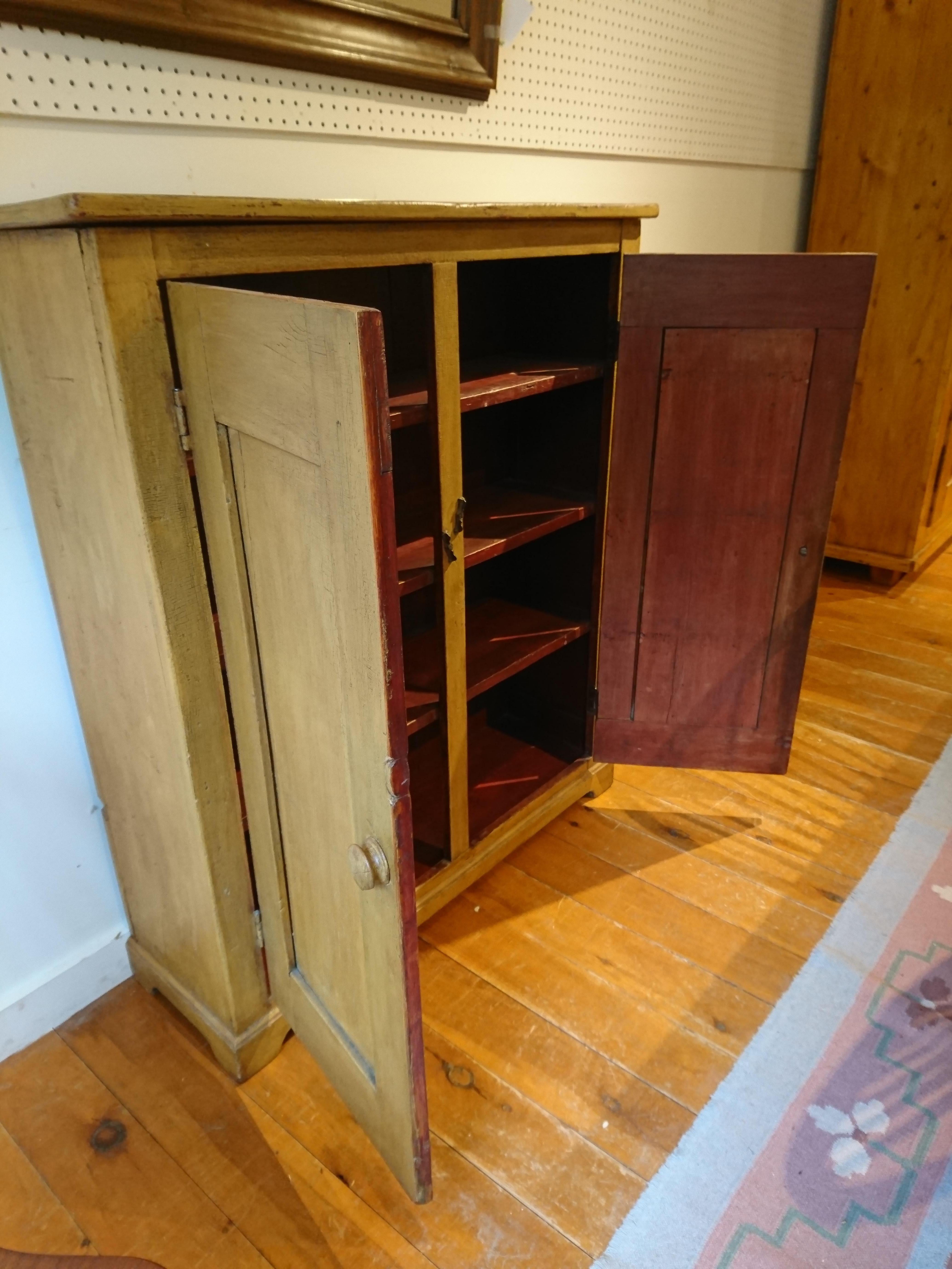 Two-Door Mustard Buffet at 1stDibs