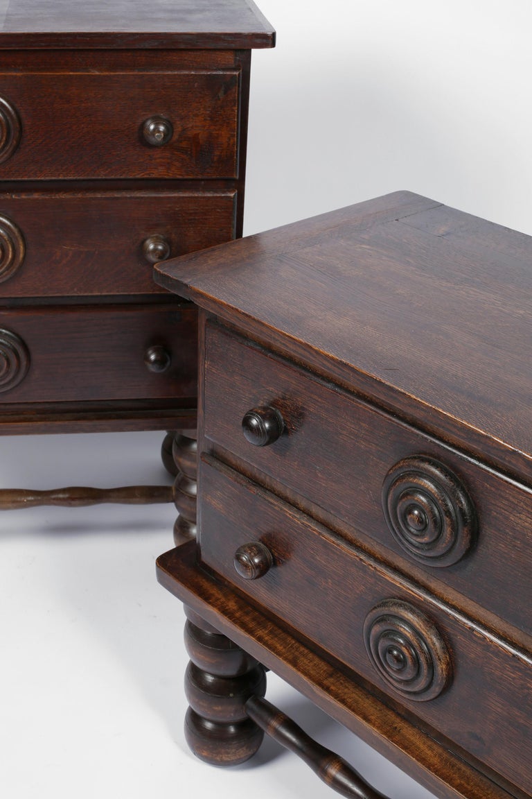 Two Drawer Chest of Drawers by Charles Dudouyt For Sale at 1stDibs