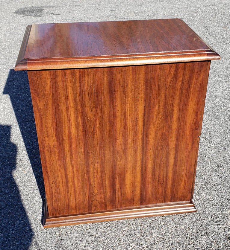 Two-Drawer Executive Locking Filing Cabinet For Sale at 1stDibs