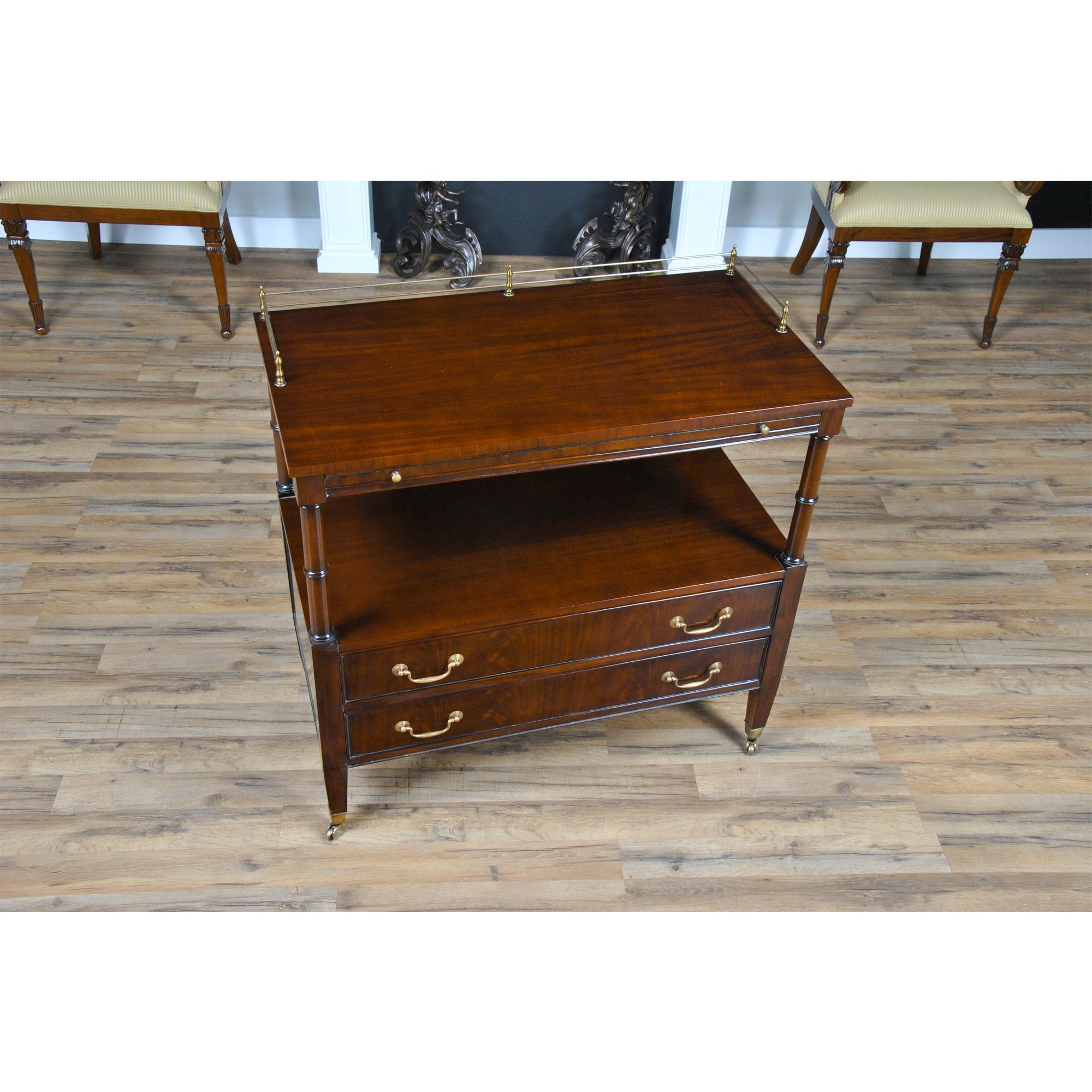 Two Drawer Server For Sale at 1stDibs