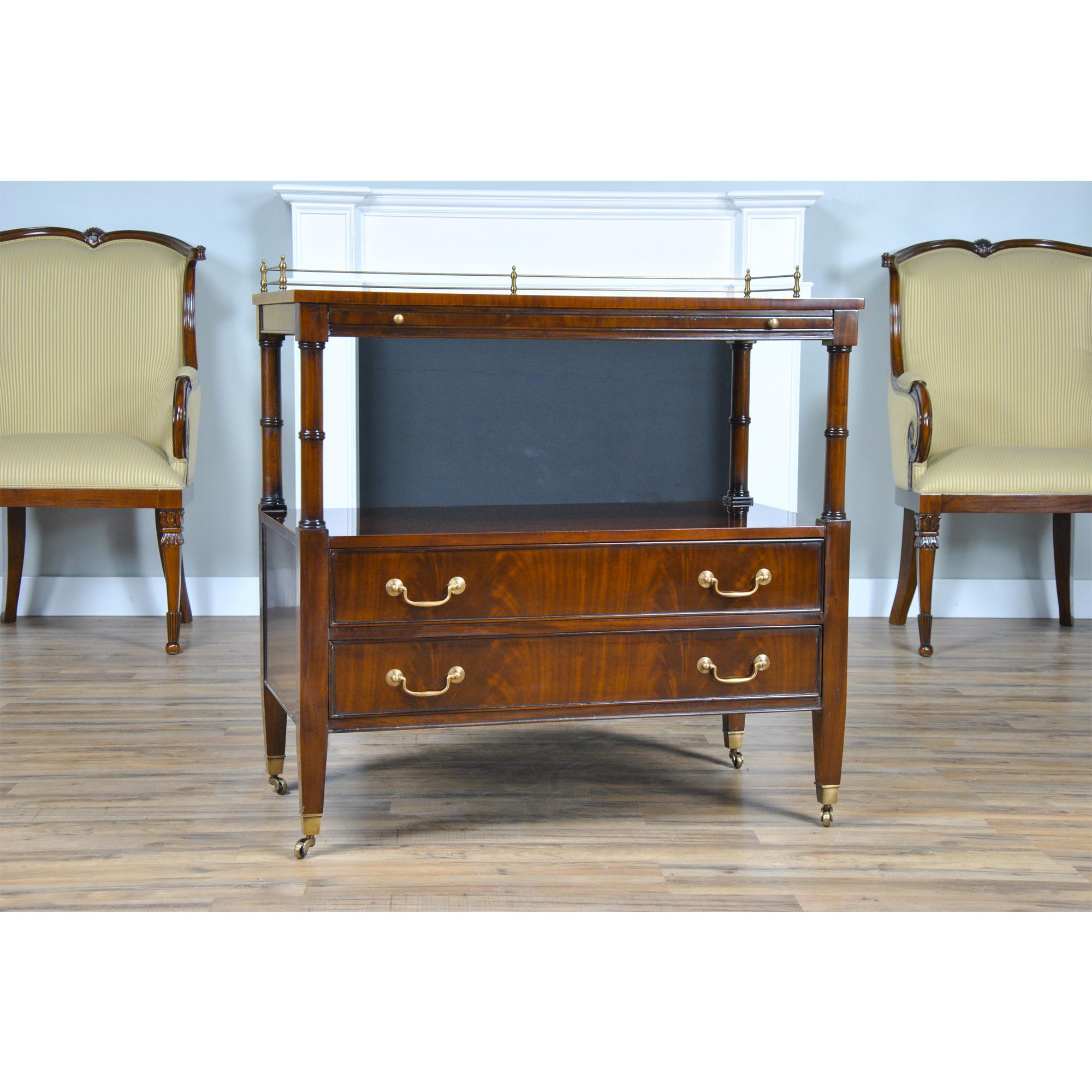 Two Drawer Server For Sale at 1stDibs