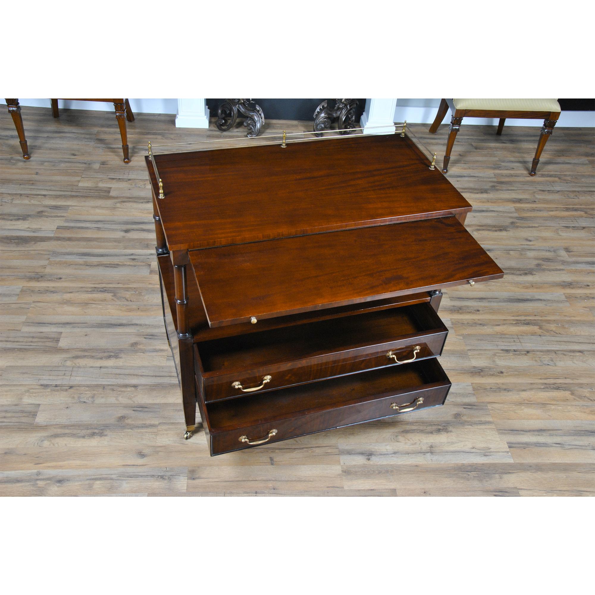 Two Drawer Server For Sale at 1stDibs