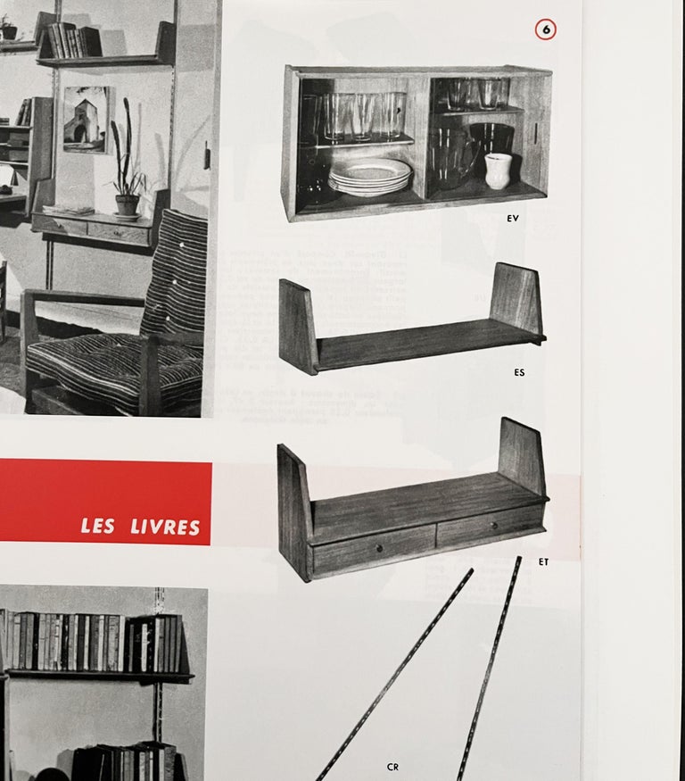 Two-Drawer Shelves by Marcel Gascoin, Arhec, 1947 For Sale at 1stDibs