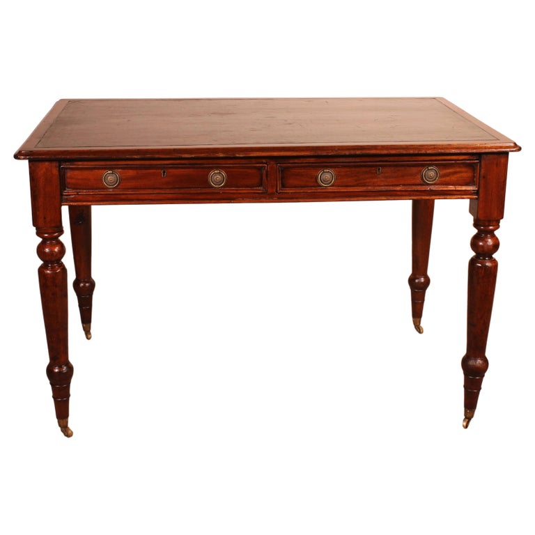 Two Drawers Desk In Mahogany From The 19th Century- England For Sale at ...
