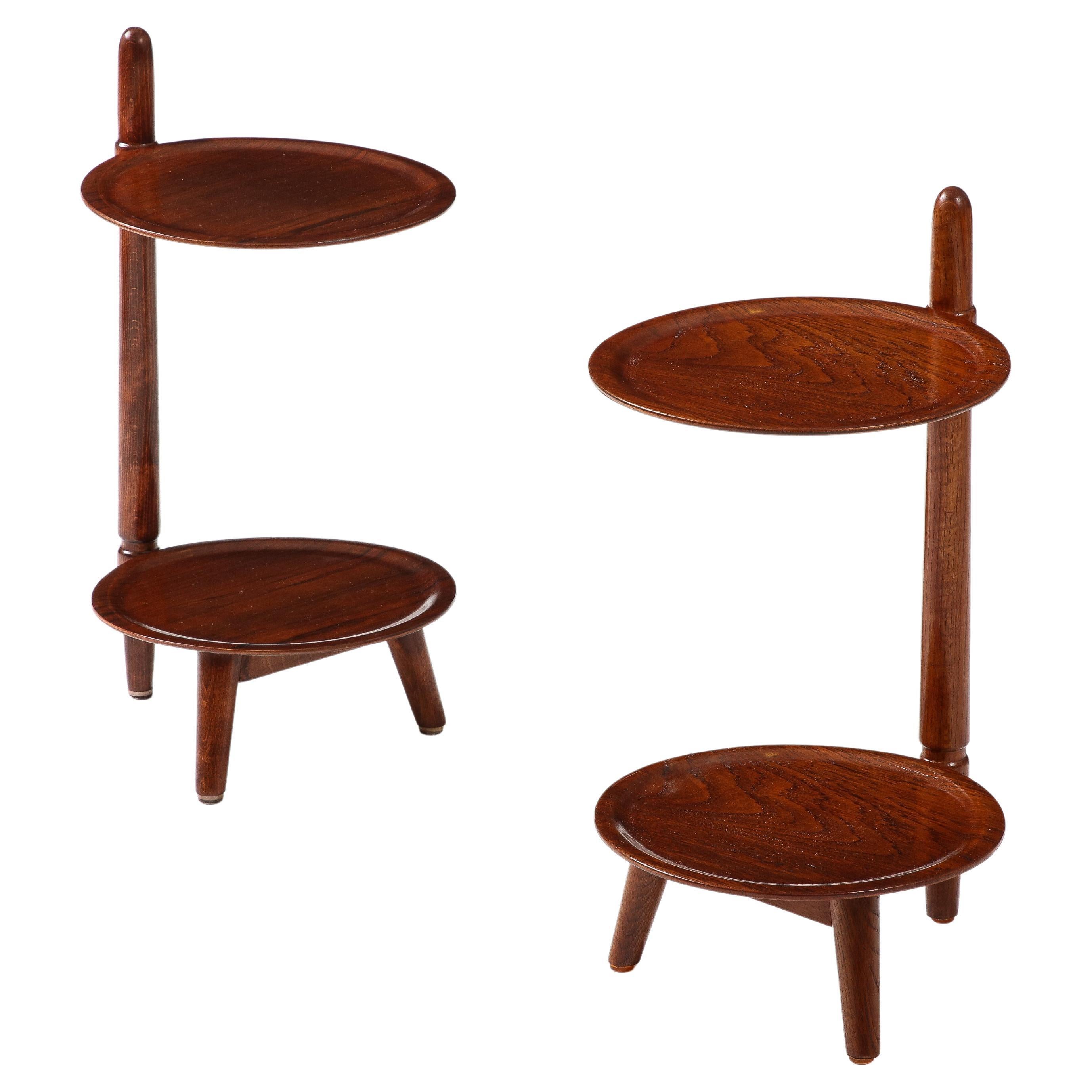 Wedge Shaped Two tier Side Table at 1stDibs | wedge shaped end table ...