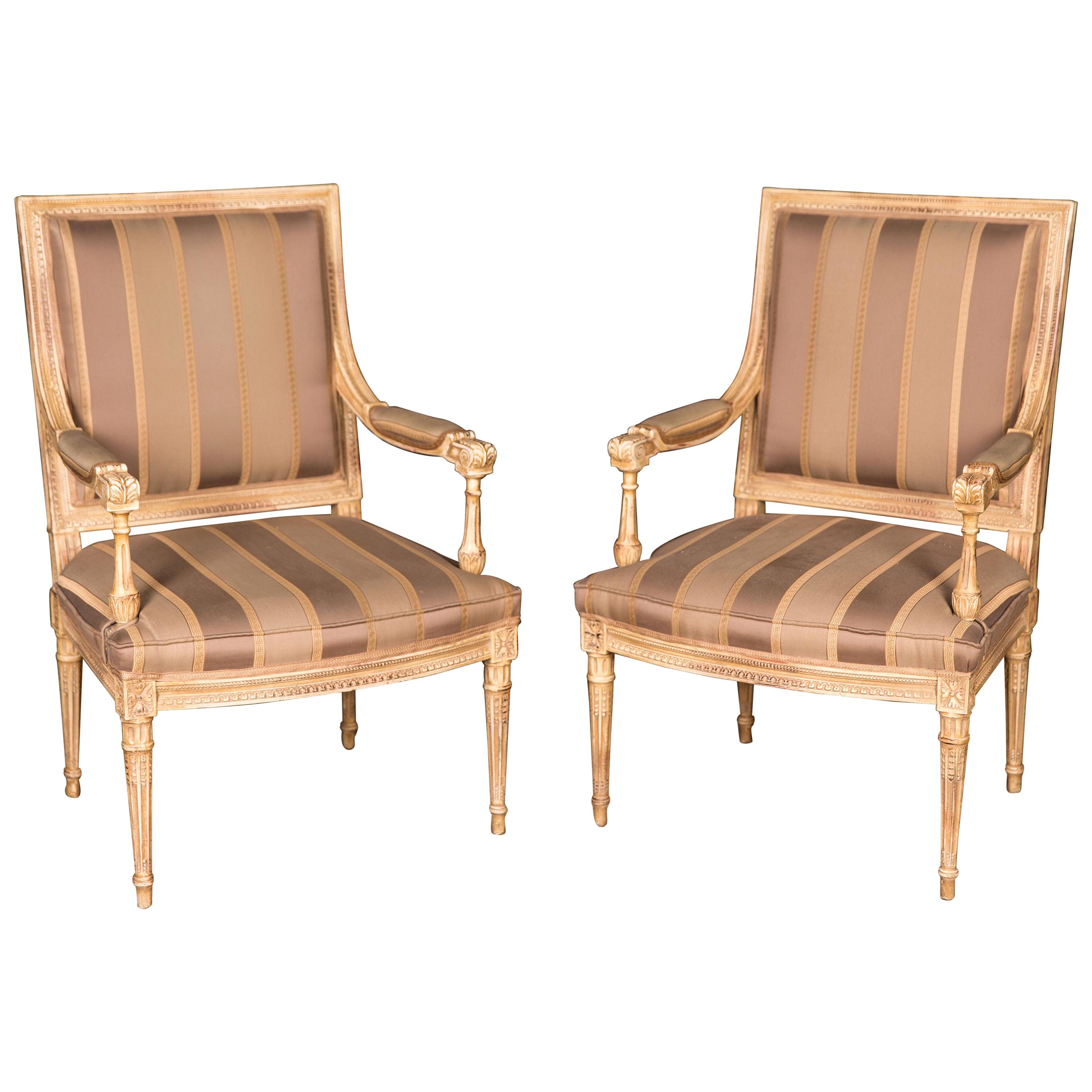 Louis XIII Style Carved Armchair For Sale at 1stDibs