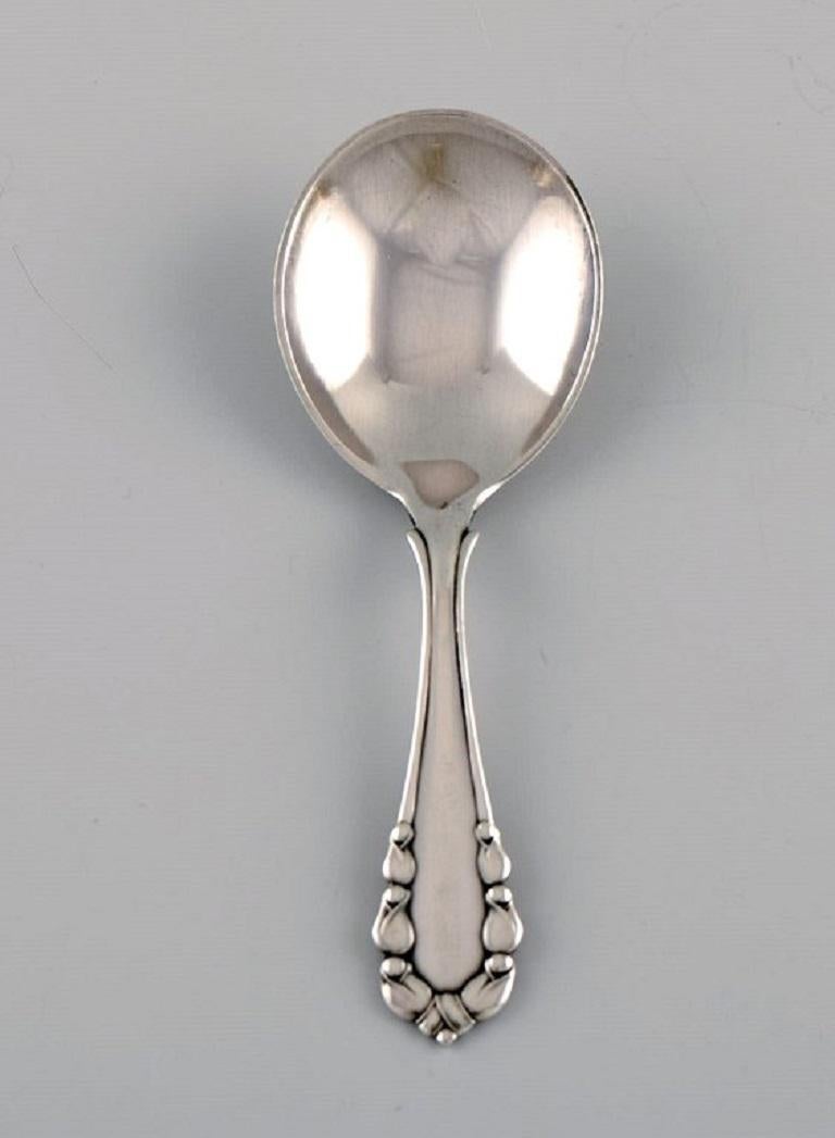 Two Georg Jensen Lily of the Valley Jam Spoons in Sterling Silver ...