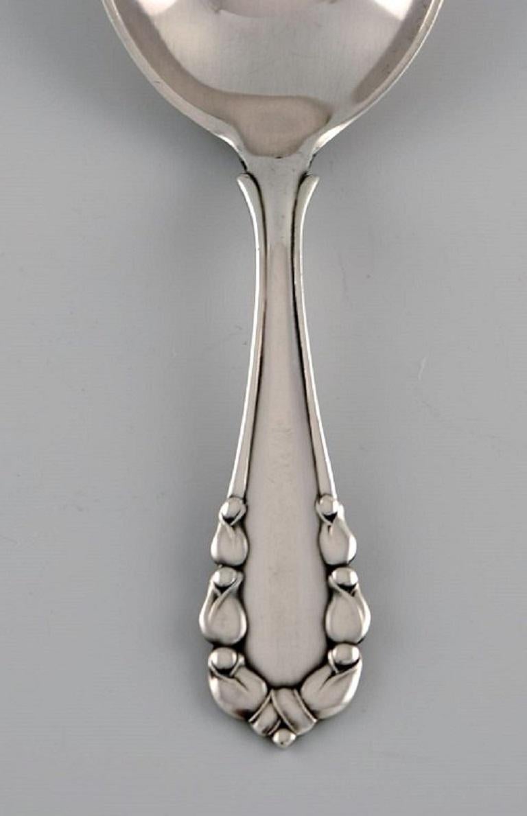 Two Georg Jensen Lily of the Valley Jam Spoons in Sterling Silver ...