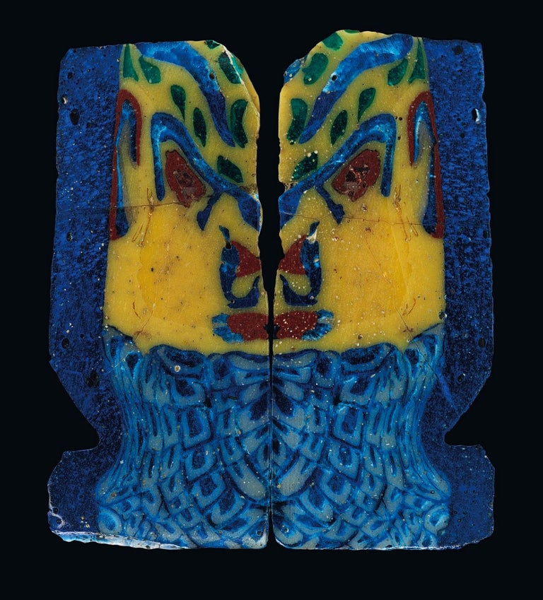 Two Glass Inlay Pairs For Sale at 1stDibs