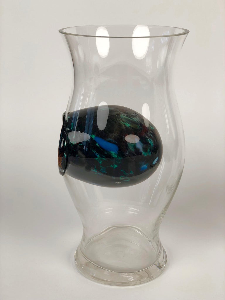 Two Glass Objects from Slovak Glass Designer Patrik Illo, 2000 For Sale ...