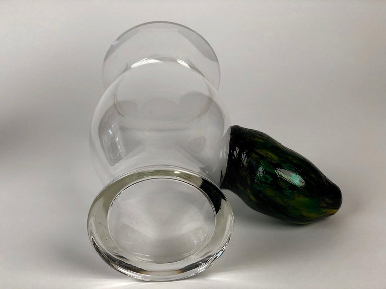 Two Glass Objects from Slovak Glass Designer Patrik Illo, 2000 For Sale ...