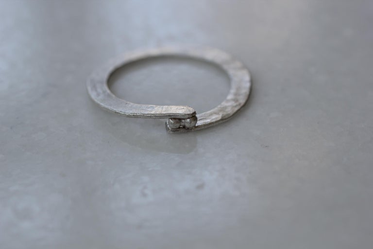 Two Granules Sterling Silver Fashion Ring and More Stacking Designs For ...