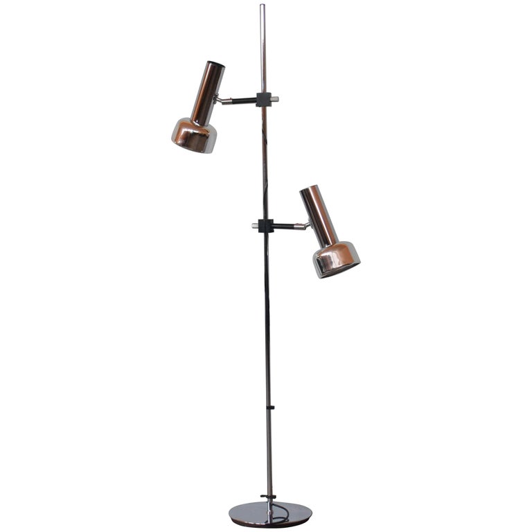 Two-Headed Lamp by Koch and Lowy for OMI, 1970s at 1stDibs