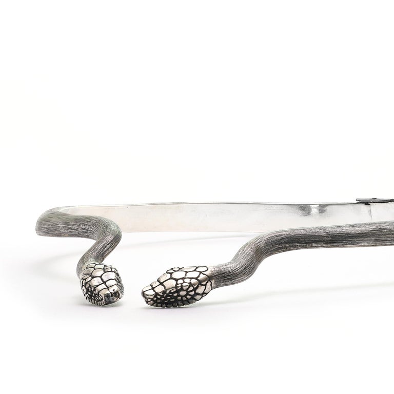 Two-Headed Serpent Necklace from Sterling Silver For Sale at 1stDibs ...