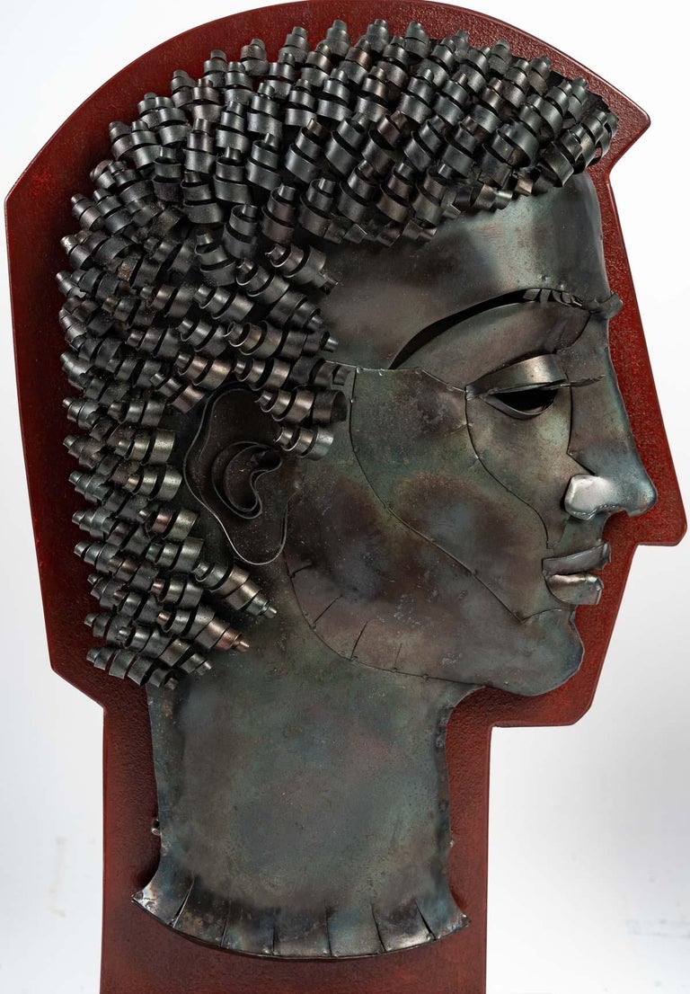 Two heads by Léon Masson For Sale at 1stDibs