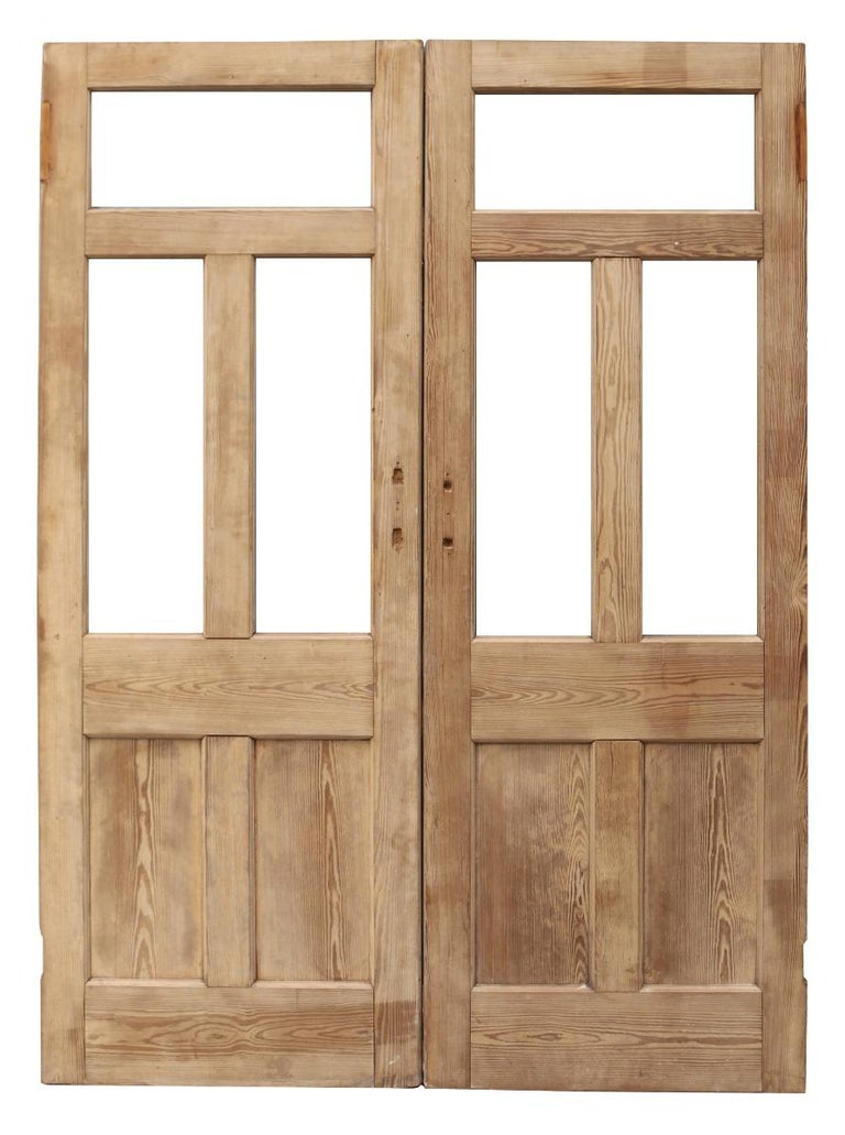 Two Interior Reclaimed Pine Doors at 1stDibs