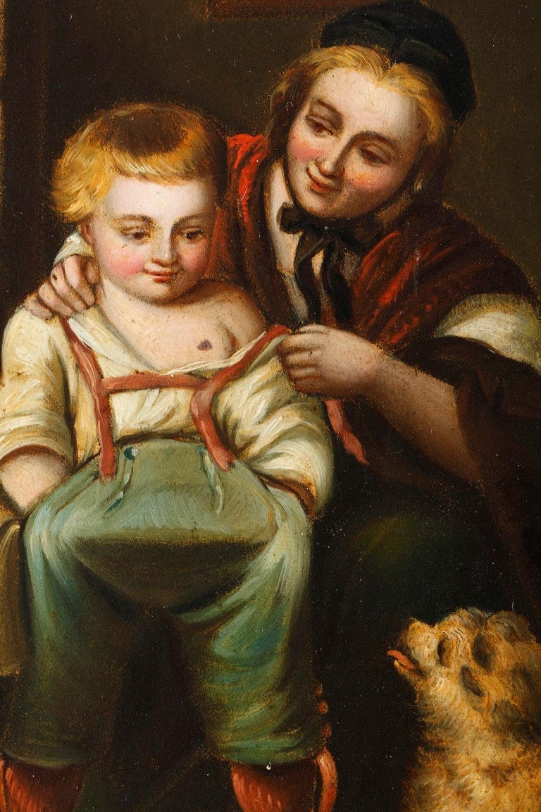 Two Intimist Scenes by Felix Van den Eycken 'Belgian, 19th Century' at ...