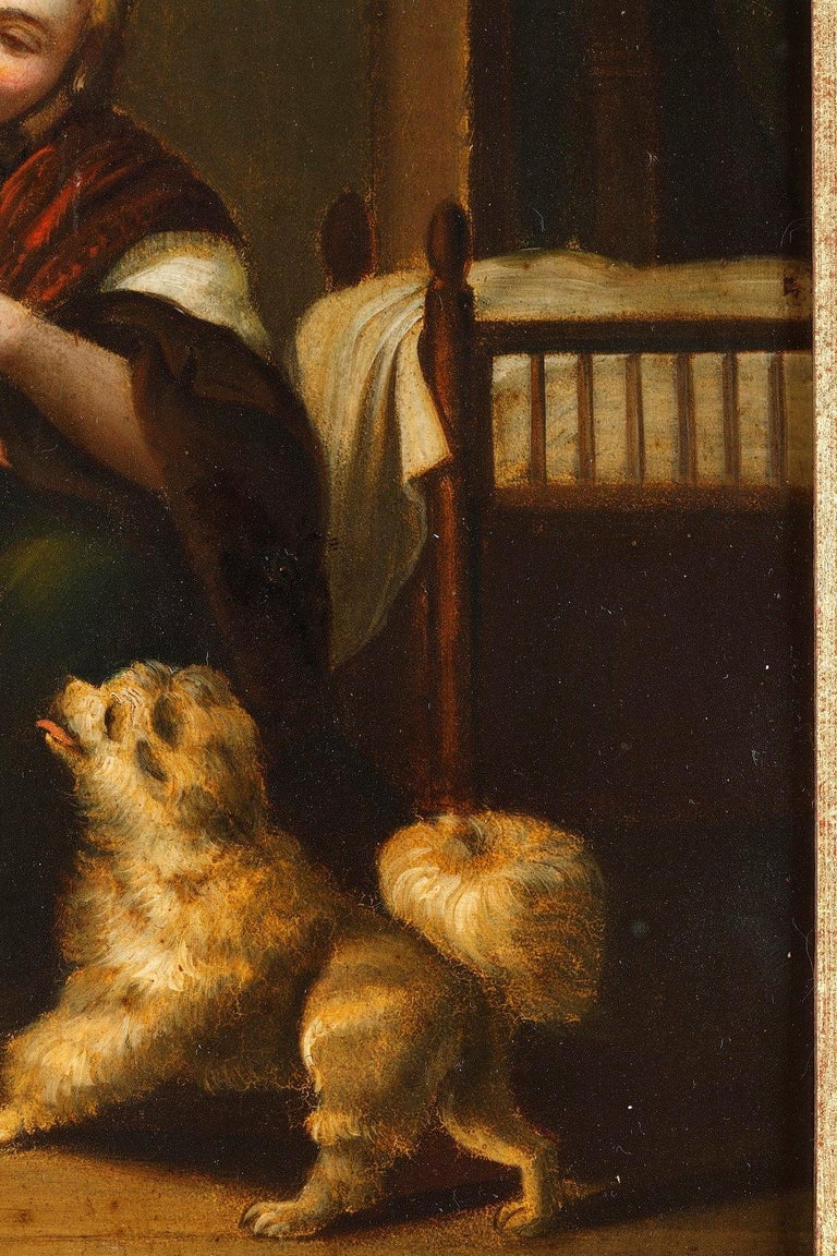 Two Intimist Scenes by Felix Van den Eycken 'Belgian, 19th Century' at ...