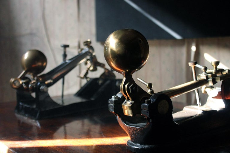 Two Late 19th Century Dutch Diamond Cutting Machines, circa 1890-1900 ...