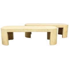 Custom-Made Steel Low Table by Luten Clarey Stern For Sale at 1stdibs