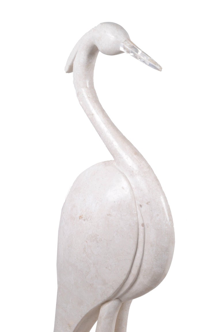 Two Marquis Collection of Beverly Hills Birds White Ivory Stone and ...