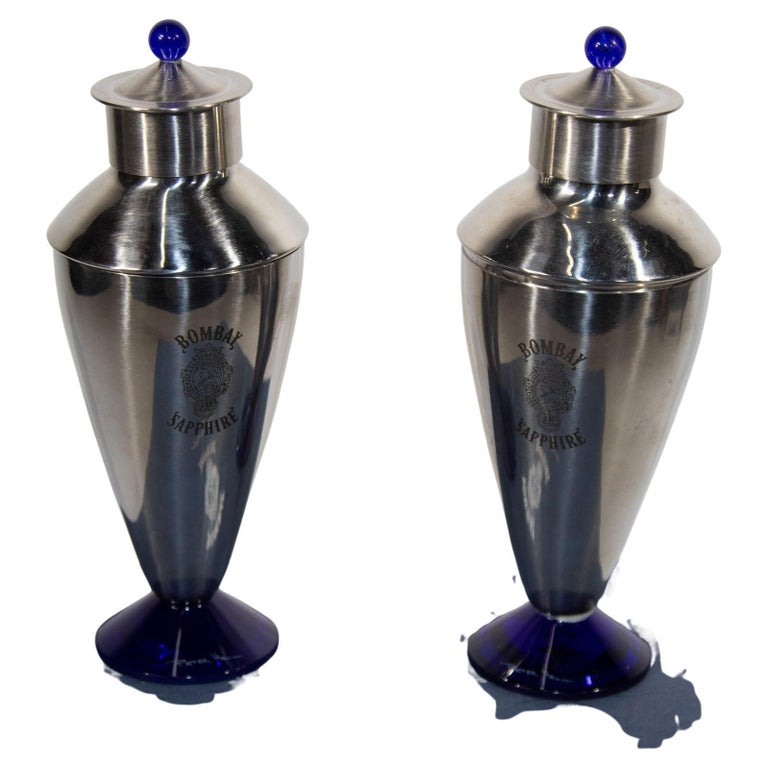Two Martini Shakers by Peter Hewitt Modern Design Barware at 1stDibs