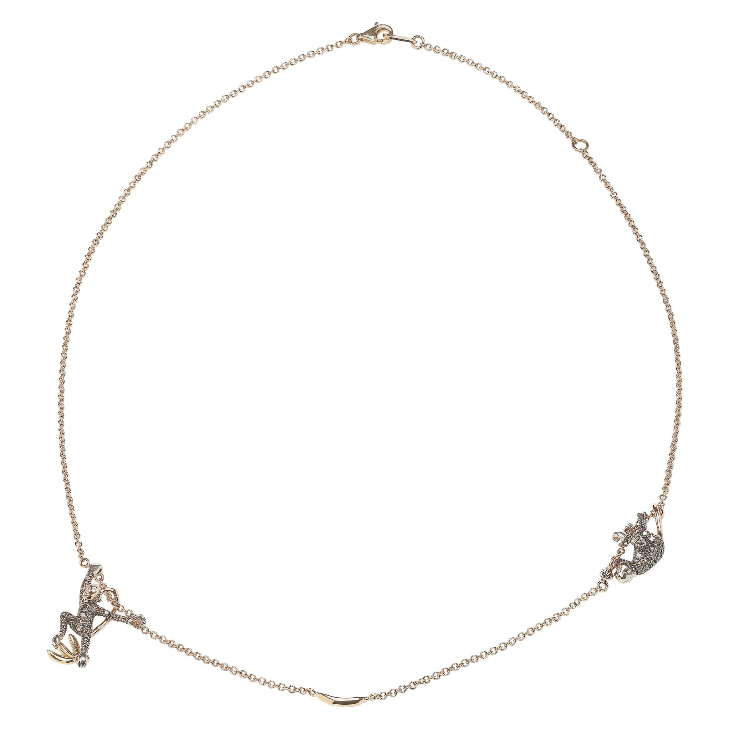 ERIC DE KOLB Monkey Necklace at 1stDibs