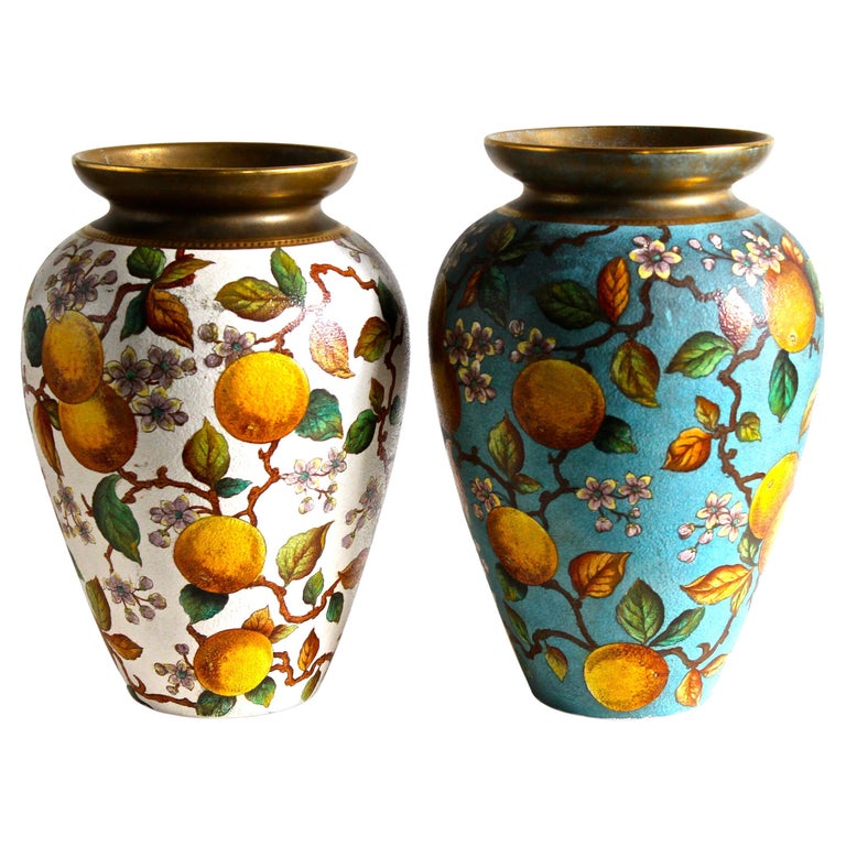 Two Old Hall Christopher Chest Of Drawers Attributed Vases at 1stDibs