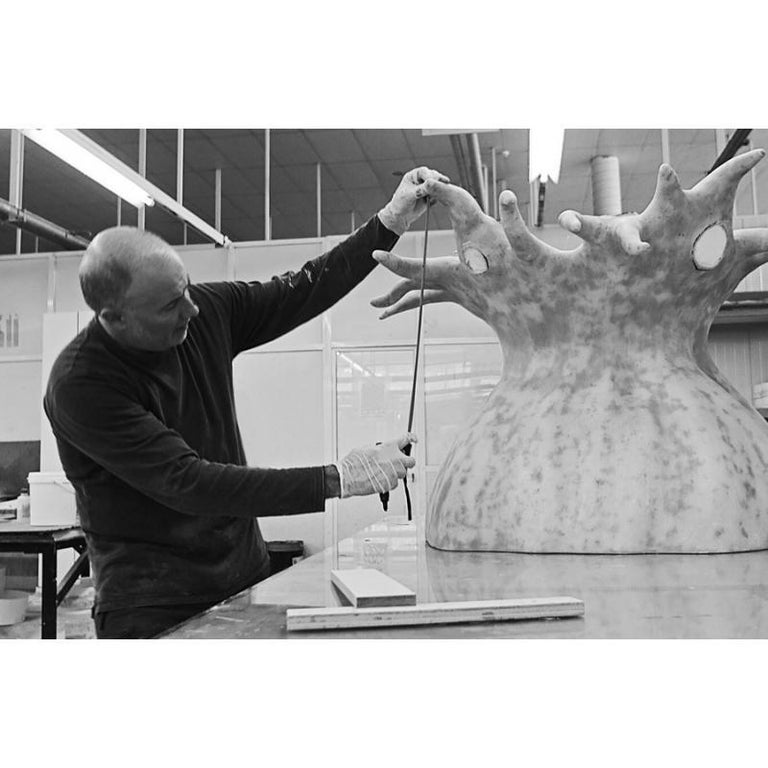 Two Organic Table Legs for Outdoor or Indoor-Artist Signed For Sale at ...