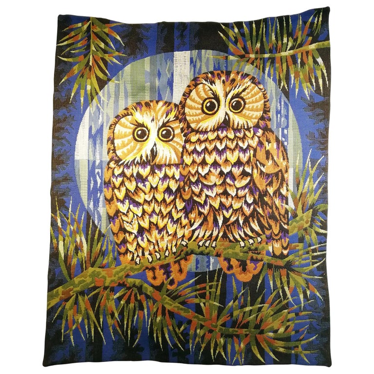 “Two Owls” Signed by Alain Cornic For Sale at 1stDibs