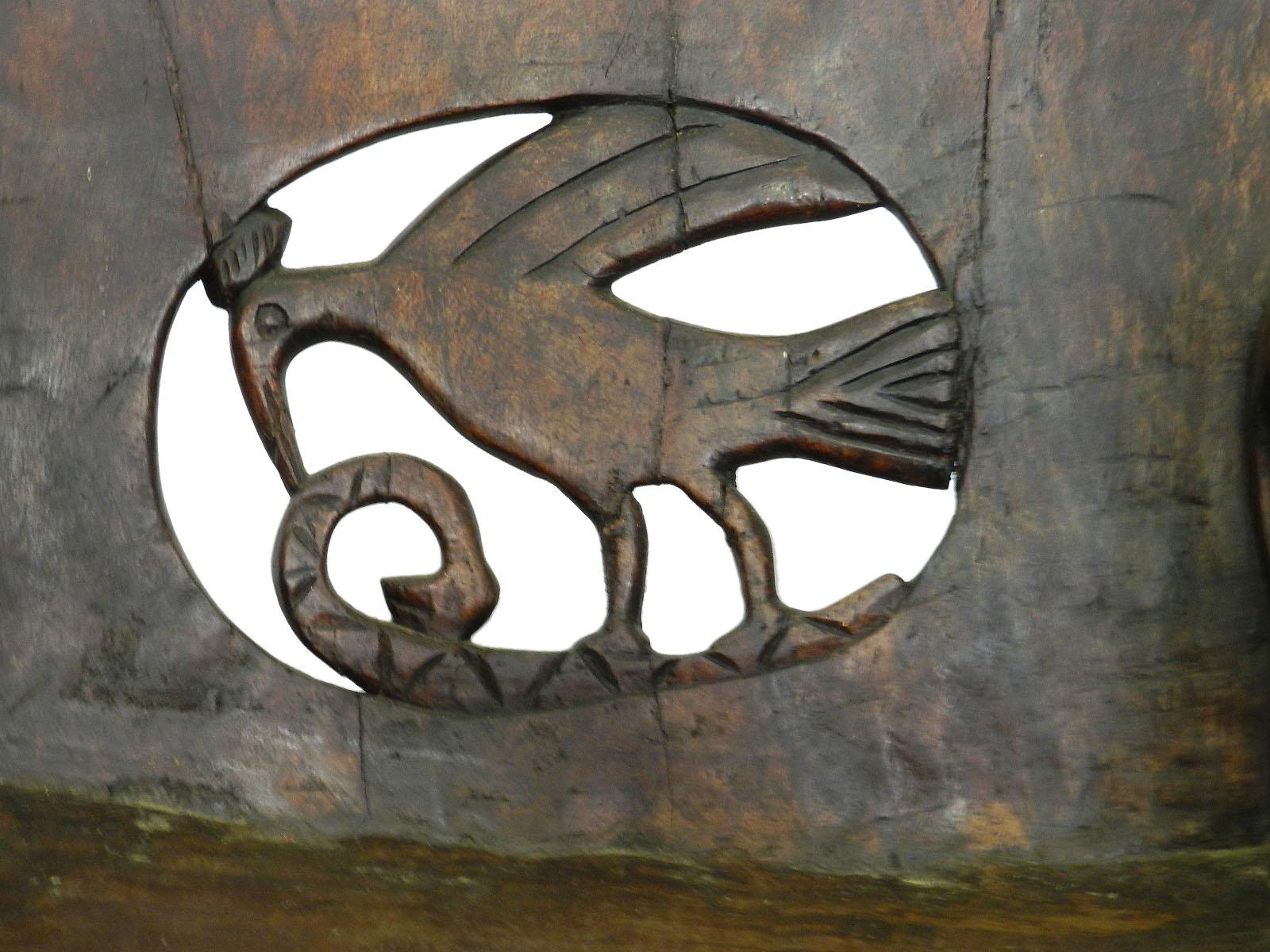 Two Pairs of African Chairs Carved Animals Wood Armchairs Early 20th ...