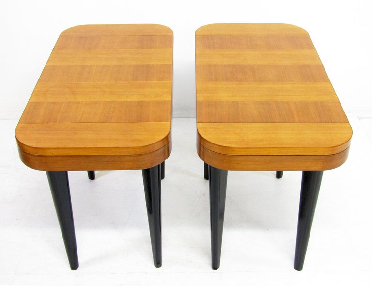 Two Paldao Line Art Deco End Tables by Gilbert Rohde for Herman Miller ...
